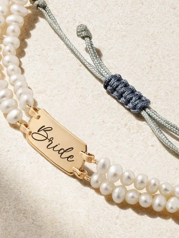DIANE KORDAS Bride Pearl Bracelet