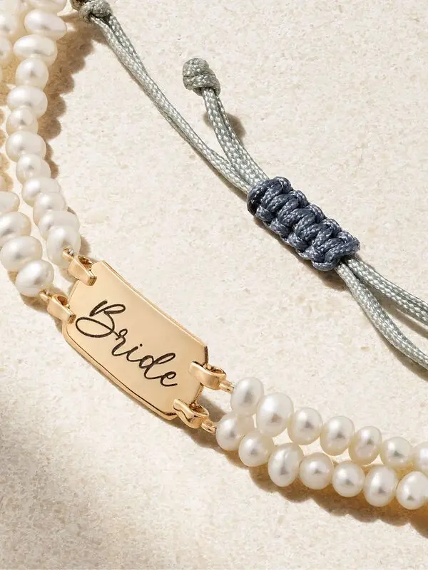 DIANE KORDAS Bride Pearl Bracelet