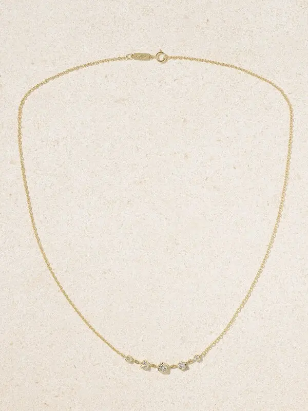 JENNIFER MEYER 18-karat Diamond Chain Necklace - Gold