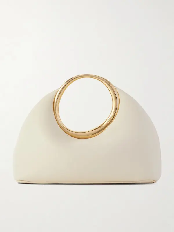 Jacquemus The Calino Small Leather Tote - Ivory