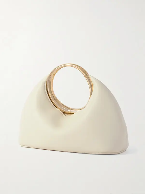 Jacquemus The Calino Small Leather Tote - Ivory