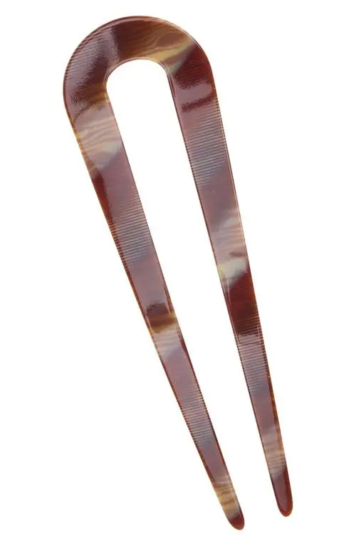 France Luxe Skinny Flex Chignon Hair Pin - Walnut