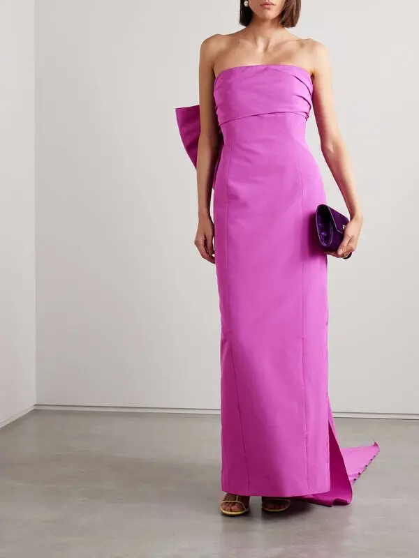 oscar de la renta pink bow dress Oscar de la Renta Take a Bow Gown