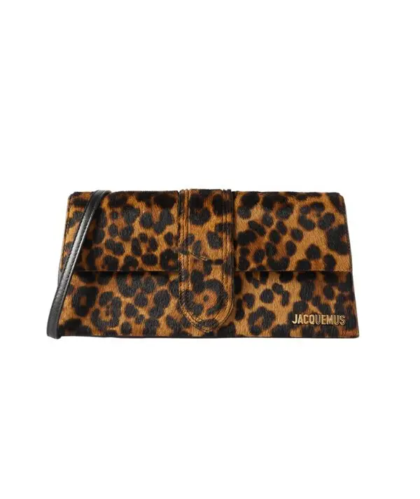 Jacquemus Leopard-print Calf Hair Shoulder Bag