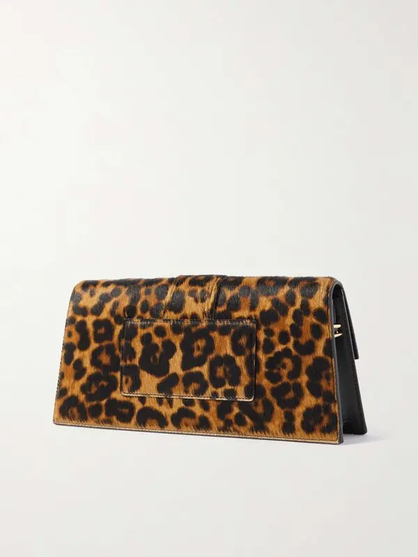 Jacquemus Leopard-print Calf Hair Shoulder Bag