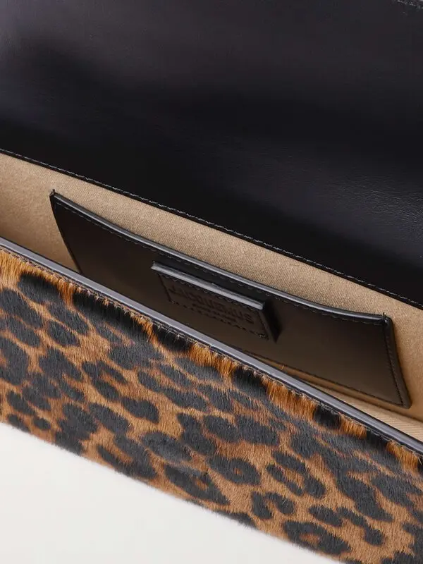 Jacquemus Leopard-print Calf Hair Shoulder Bag