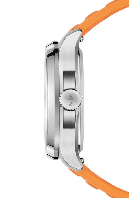 MIDO Multifort Square Automatic Strap Watch - Grey