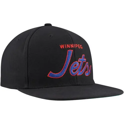 Mitchell & Ness Winnipeg Jets Core Team Script 2.0 Snapback Hat