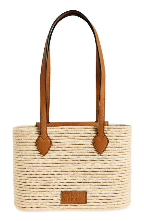 Strathberry Raffia Basket Tote