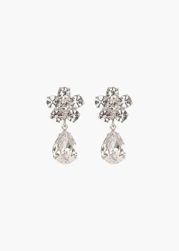 JENNIFER BEHR Janna Drop Earrings - Crystal