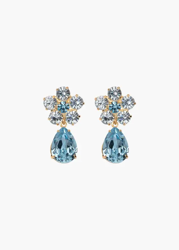 JENNIFER BEHR Janna Drop Earrings - Pool
