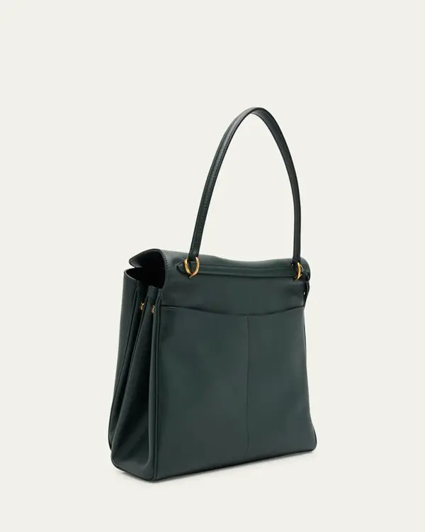Balenciaga Rodeo Medium Leather Top-handle Bag - Pine Green