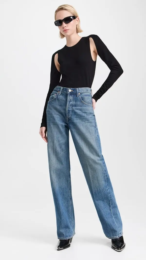 Helmut Lang Cutout Crew Top