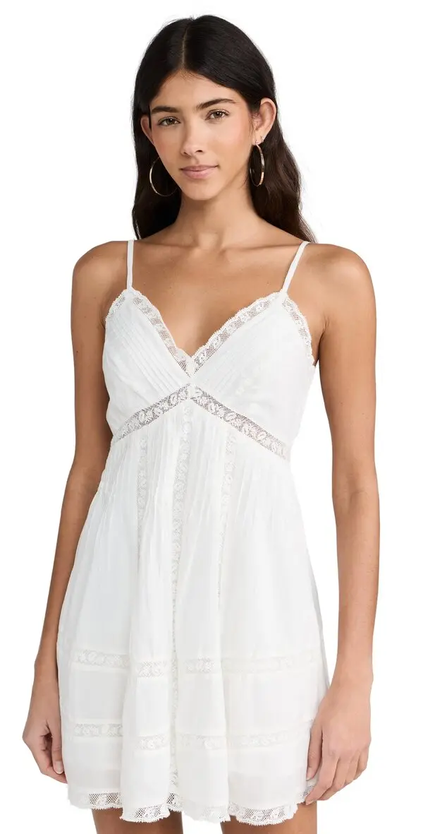 LoveShackFancy Docila Dress - White
