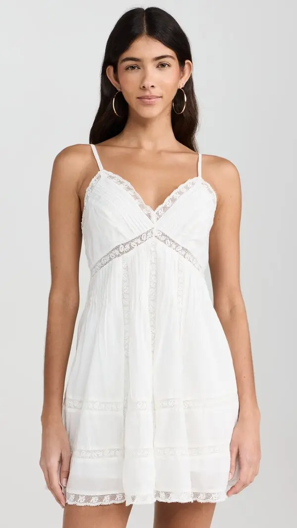 LoveShackFancy Docila Dress - White