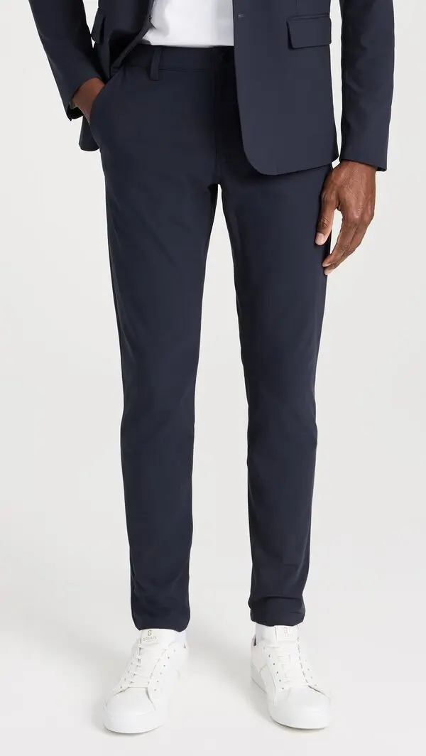 RHONE Slim Fit Commuter Trousers - True Navy