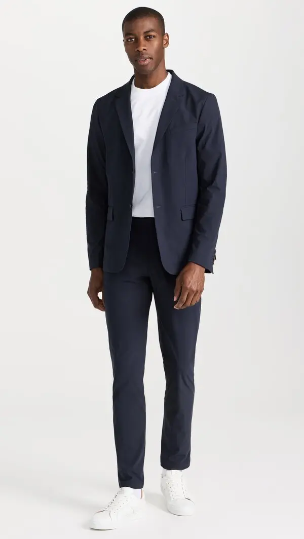 RHONE Slim Fit Commuter Trousers - True Navy