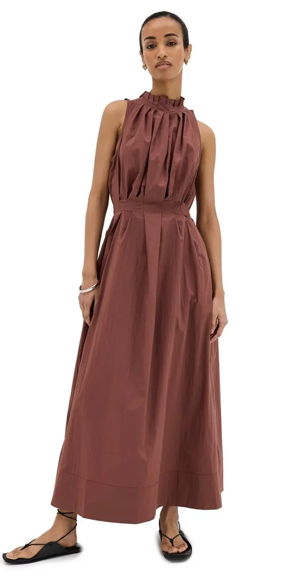 open lace back dress Lee Mathews Women's Wendy Shirt Dress