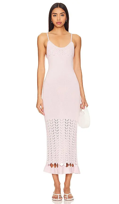 Peixoto Nora Knit Dress In Blush - Blush Petal