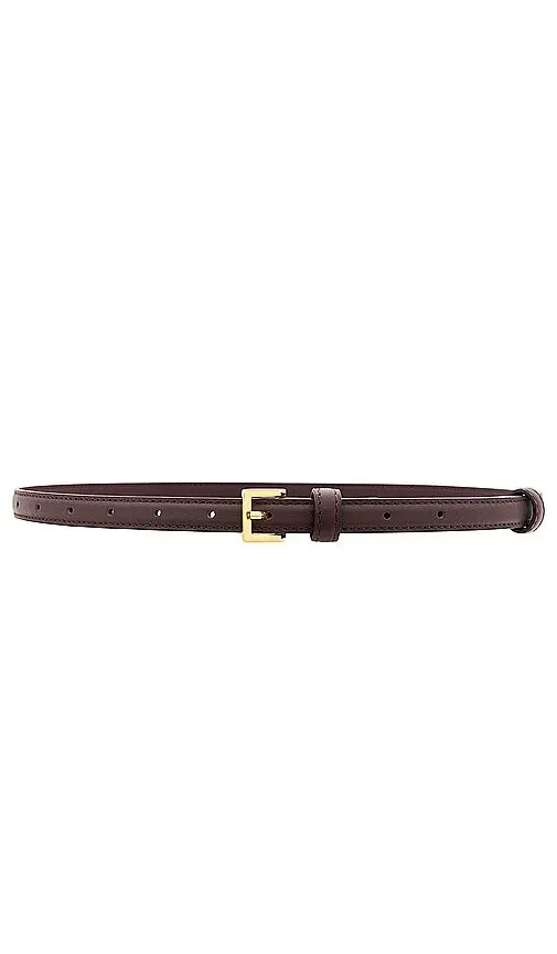 Shashi Mia Skinny Belt - Brown