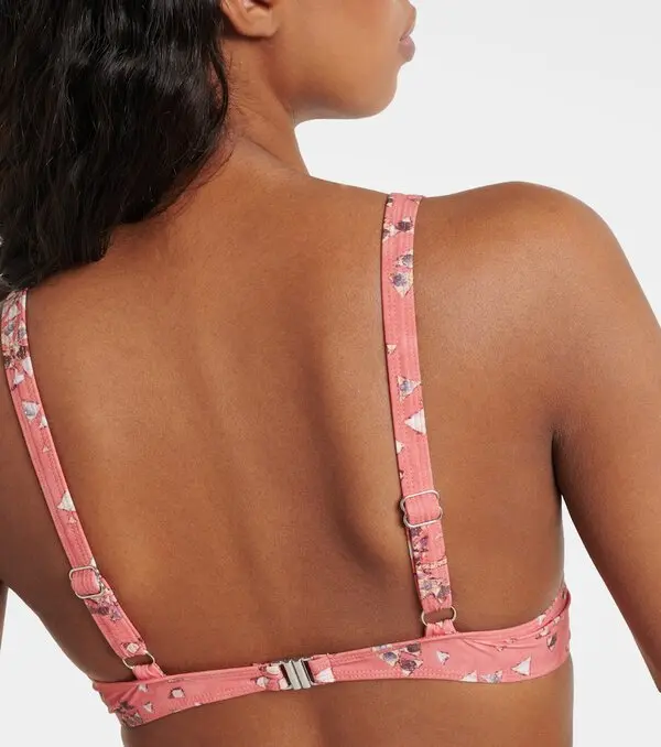 Isabel Marant Étoile Petra Printed Bikini Top