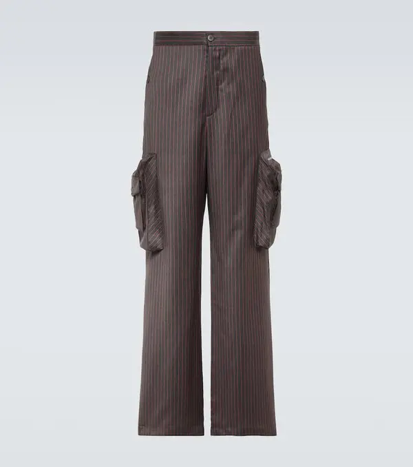 WINNIE N.Y.C Gabriel Wool-blend Cargo Pants