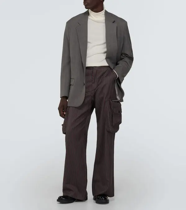 WINNIE N.Y.C Gabriel Wool-blend Cargo Pants