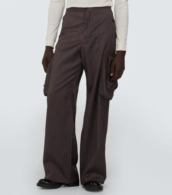 WINNIE N.Y.C Gabriel Wool-blend Cargo Pants