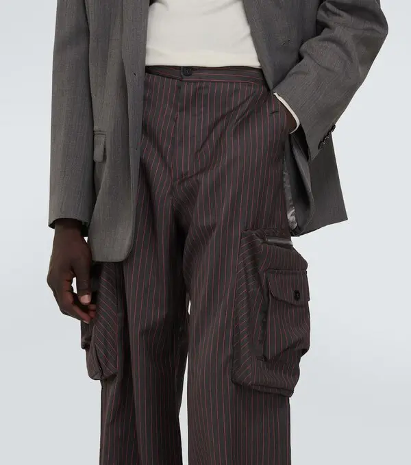 WINNIE N.Y.C Gabriel Wool-blend Cargo Pants