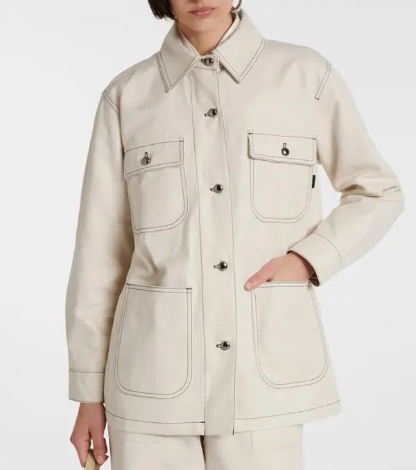 Max Mara Dardano Cotton And Linen Jacket
