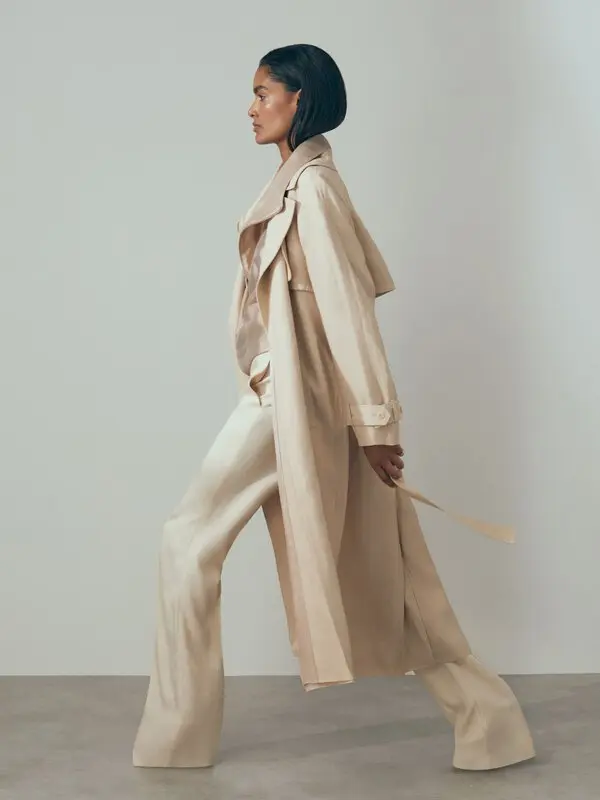 ATELIER Teya Belted Trench Coat