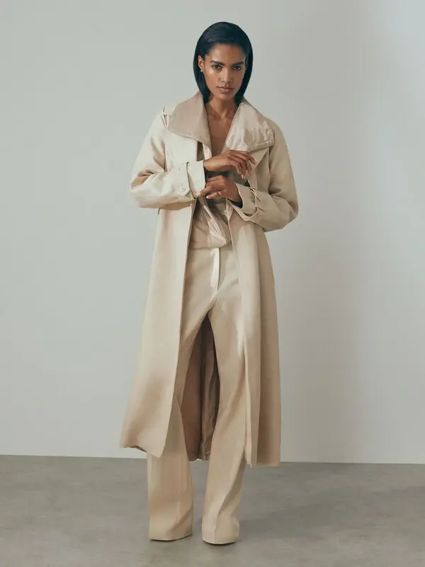 ATELIER Teya Belted Trench Coat