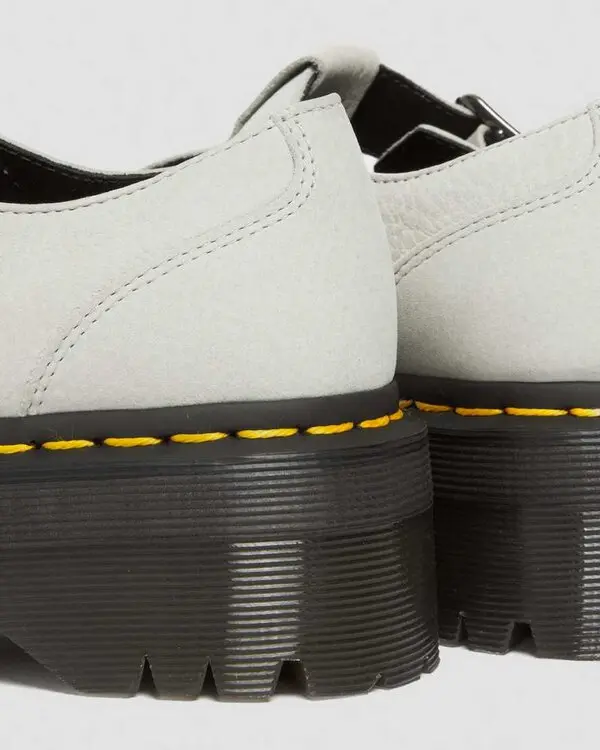 Dr. Martens Bethan Tumbled Nubuck Leather Platform Mary Jane Shoes