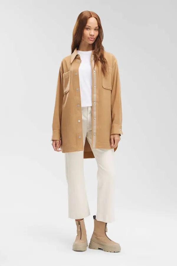 Canada Goose Almandine Long Shirt Jacket - Desert Sand
