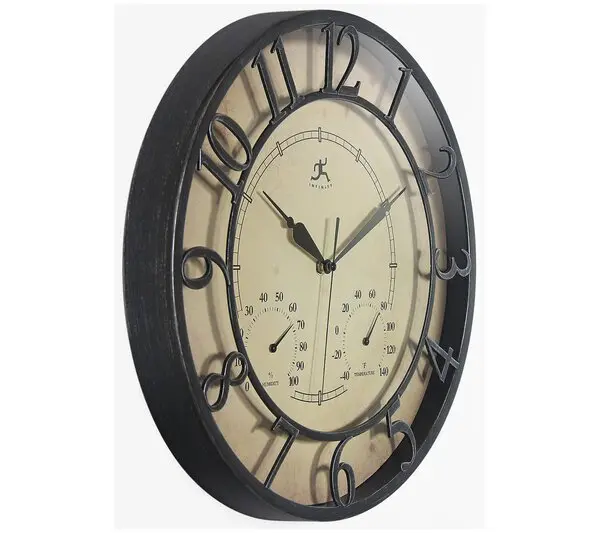 INFINITY Instruments Indoor/outdoor 3d Clock, 1 6
