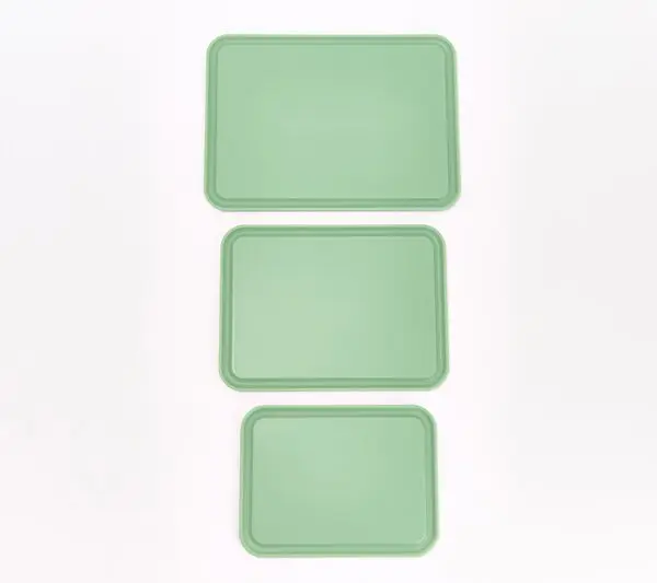GOOD HOUSEKEEPING Set Of 3 Stackable Multi- Use Prep Boards