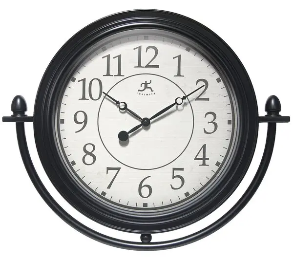 INFINITY Instruments Finial Wall Clock, 15.75 - One-color