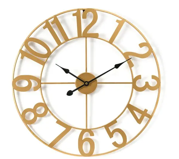 SORBUS Decorative 24' Numeral Wall Clock - One-color