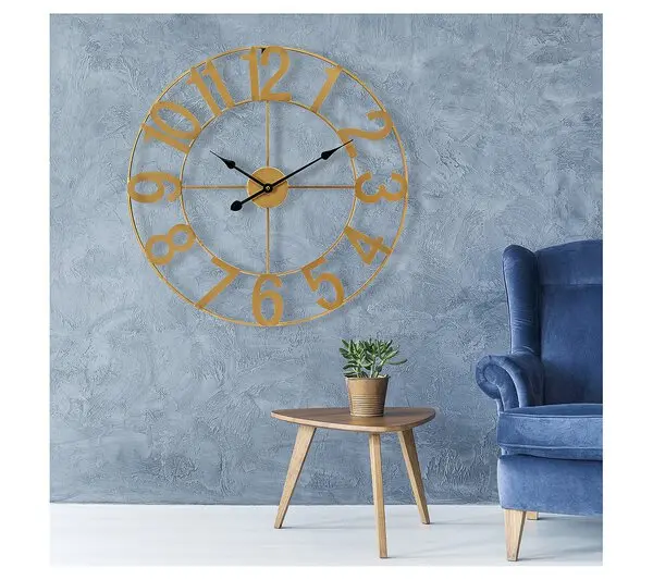 SORBUS Decorative 24' Numeral Wall Clock