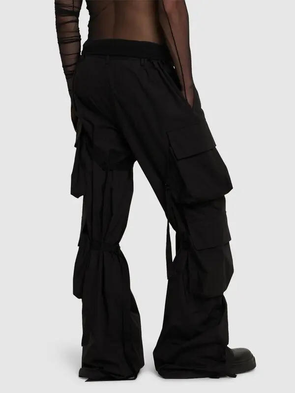 Ann Demeulemeester Florimond Cotton Cargo Pants In Black - 30% Off 