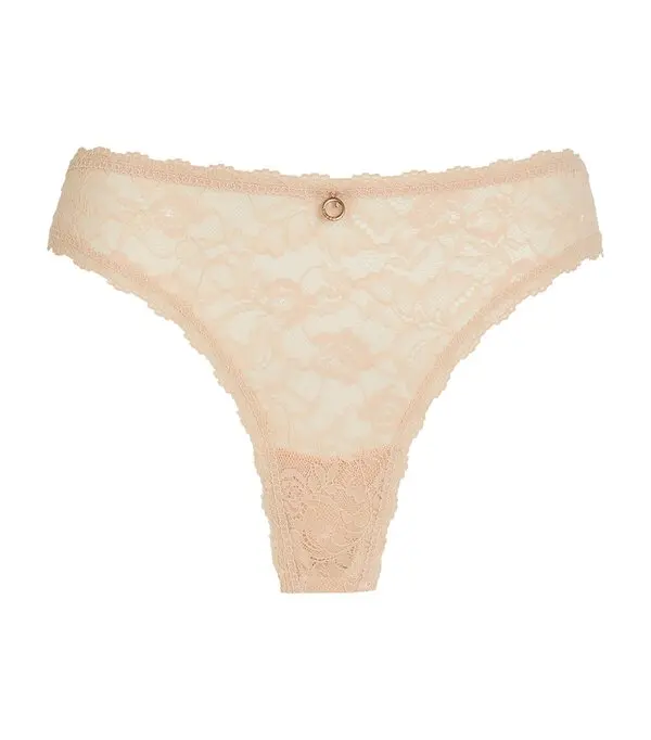 AUBADE Rosessence Tanga Briefs - Nude
