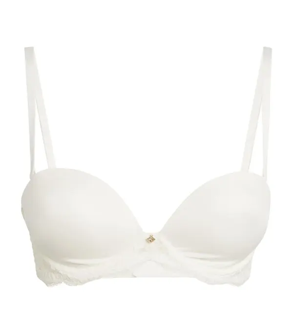 AUBADE Moulded Kiss Of Love Bandeau Bra - White