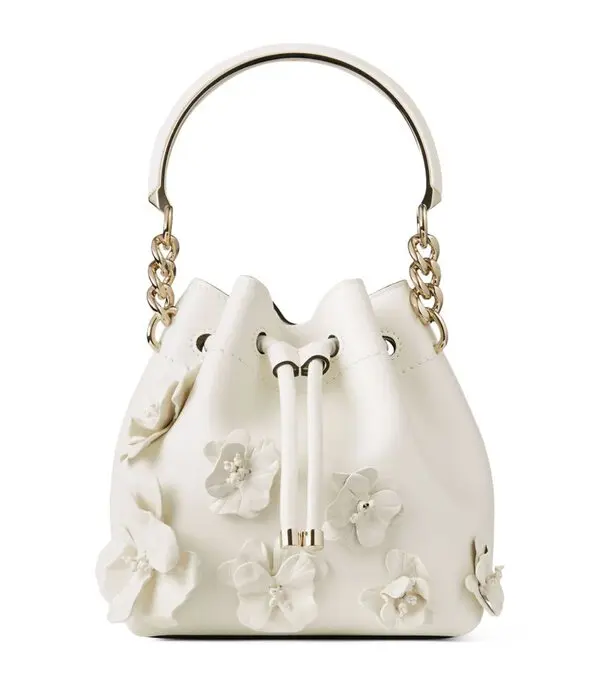 JIMMY CHOO Beach Woven Tote - White