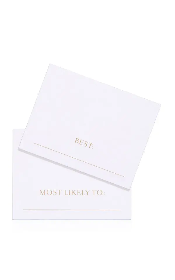 DEAR ANNABELLE Superlatives Place Cards