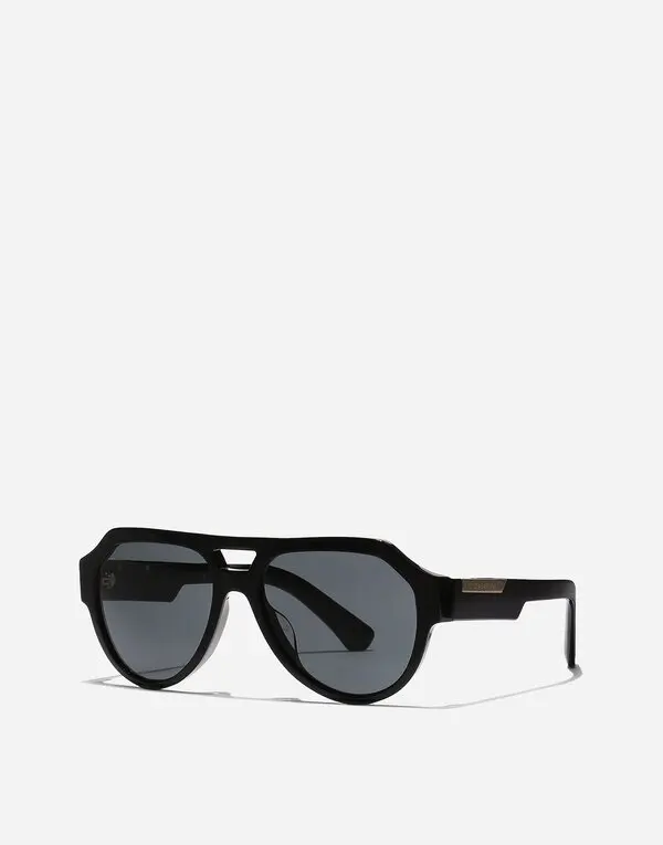 Dolce & Gabbana Logo Aviator Sunglasses