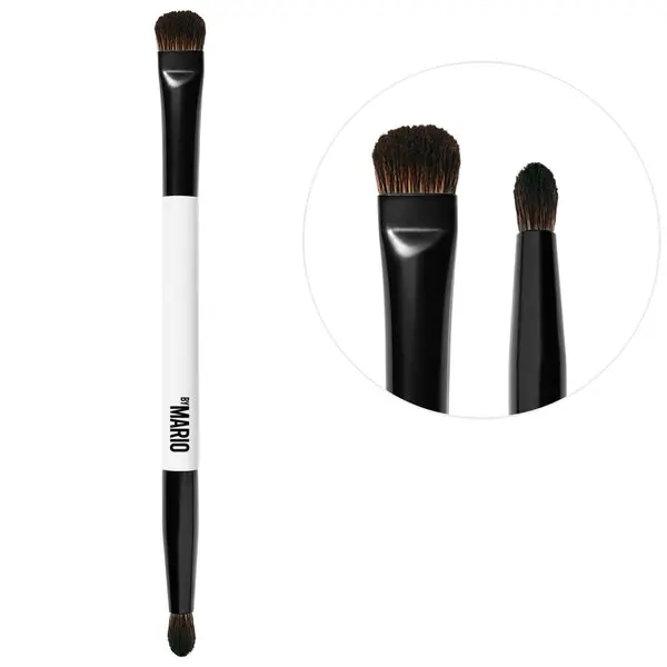 MAKEUP BY MARIO E6 Dual-ended Eyeshadow Brush - One-color