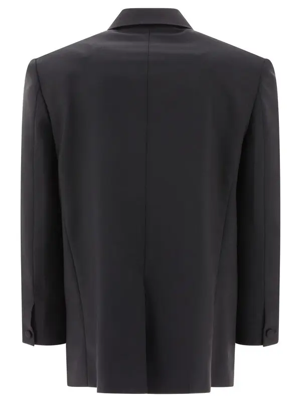 Givenchy Double-Breasted Jacket In Black - 54% Off