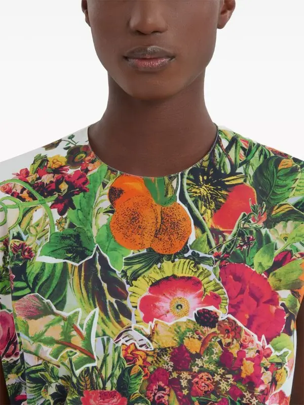 Marni Floral-print Cotton Vest