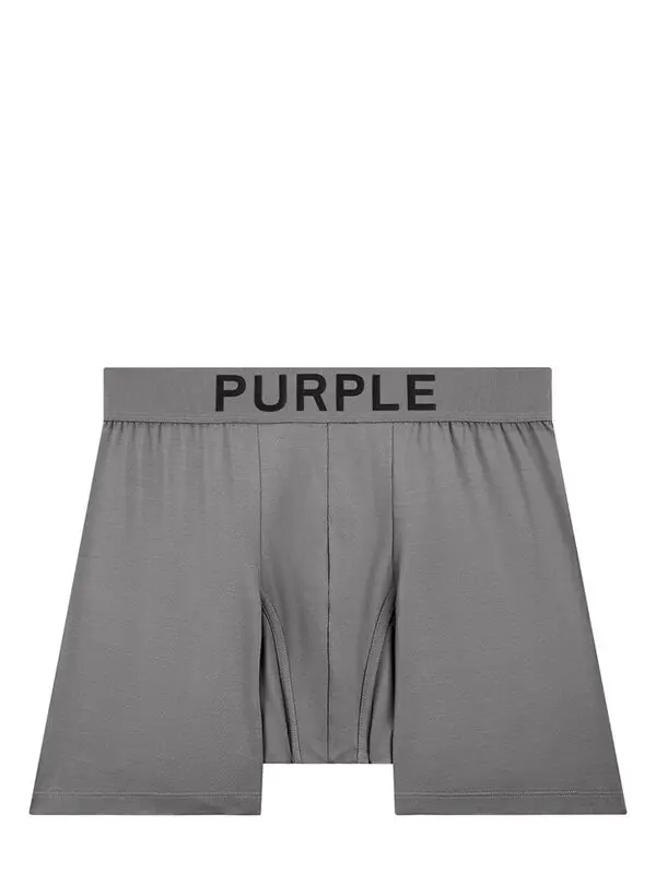 PURPLE BRAND Logo-print Boxer Briefs - Grey