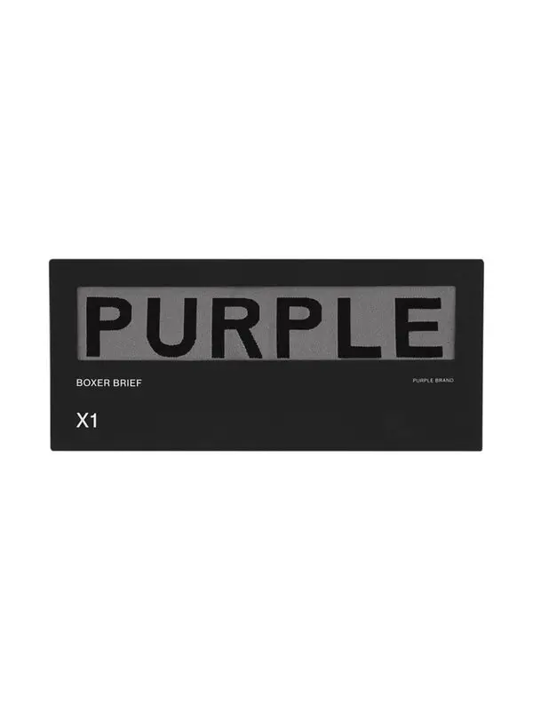 PURPLE BRAND Logo-print Boxer Briefs
